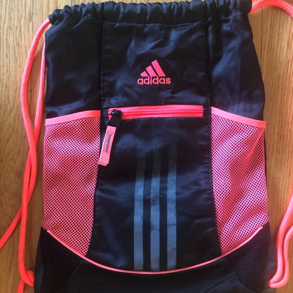 adidas | Bags | Adidas Drawstring Backpack | Poshmark